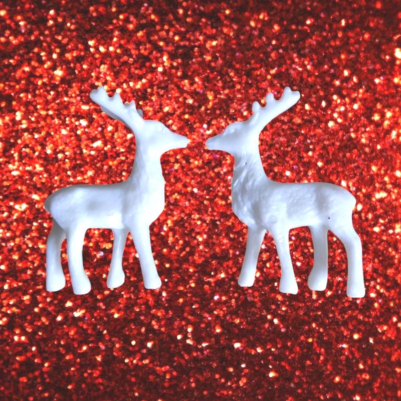 Mini Reindeer White - Etsy