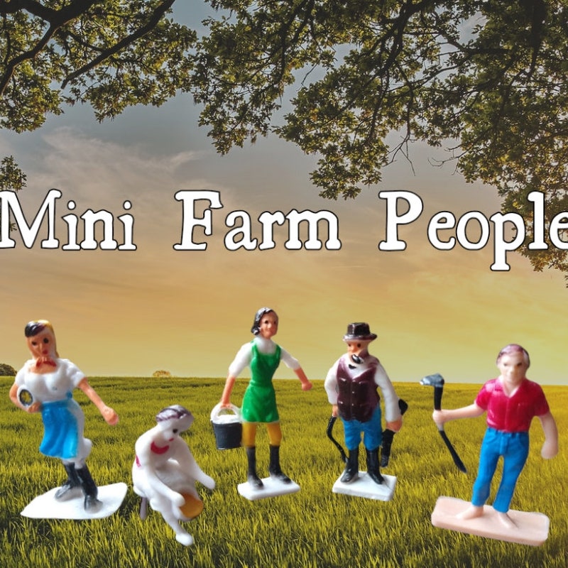 Plastic Miniature People - Etsy