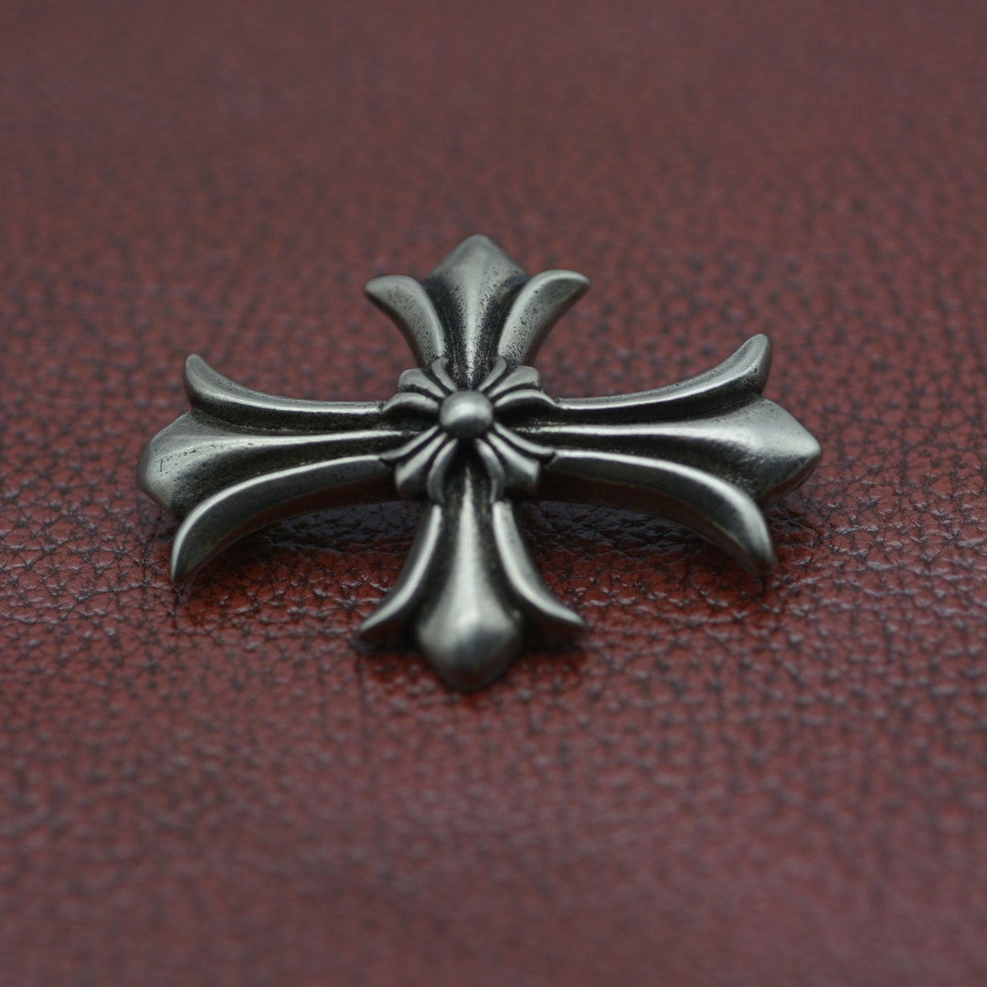 1pcs Brass Cross Rivets Studs, Leather Studs, Leather Craft Decorative ...