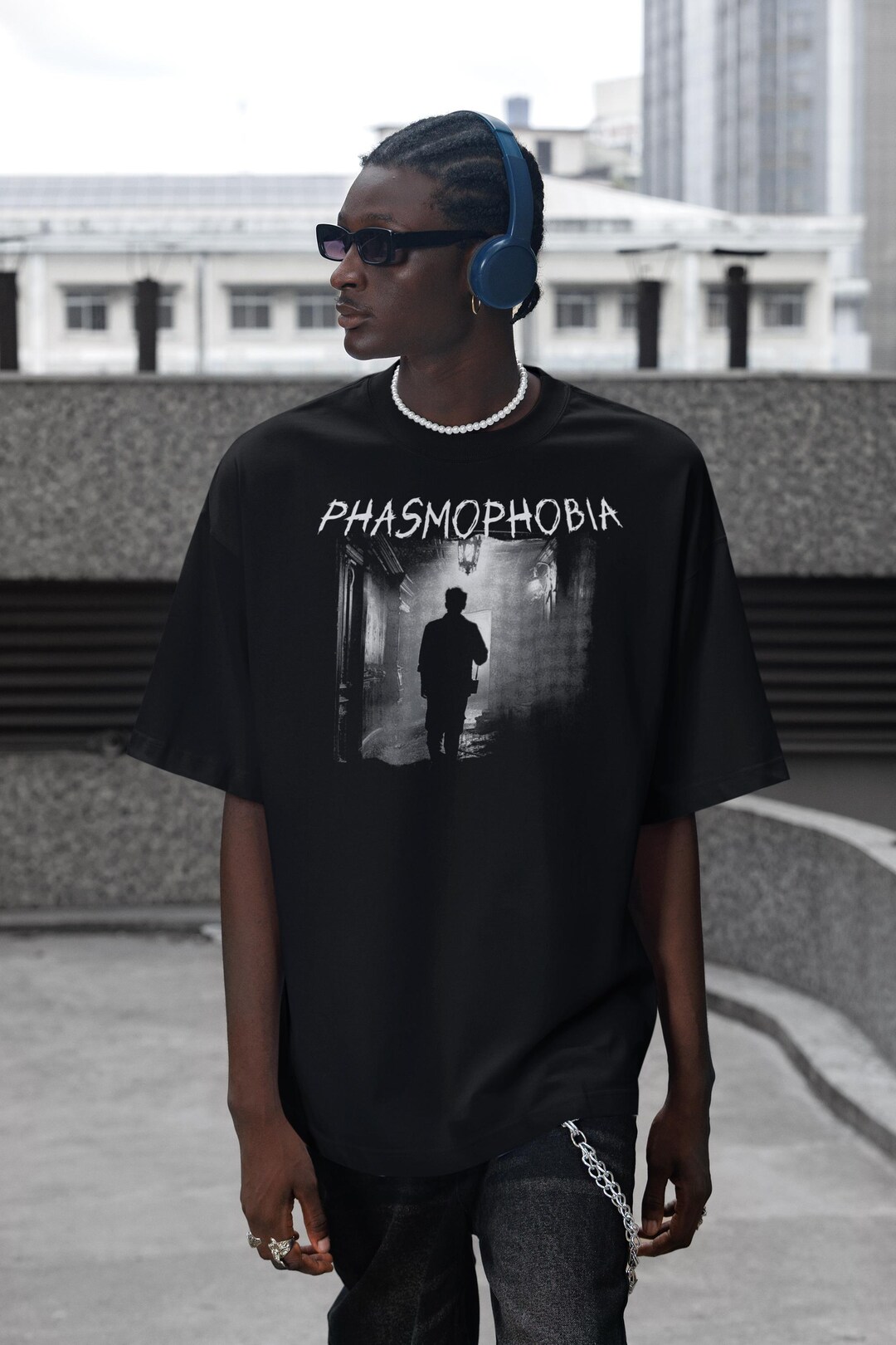 Phasmophobia, Fear of Ghosts, Ominous Scary Shirt, Unisex Garment-dyed ...