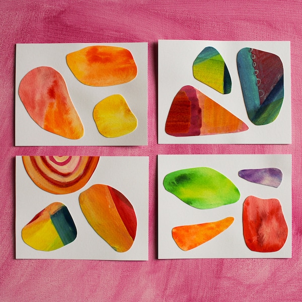 Abstract Greeting Cards - Etsy