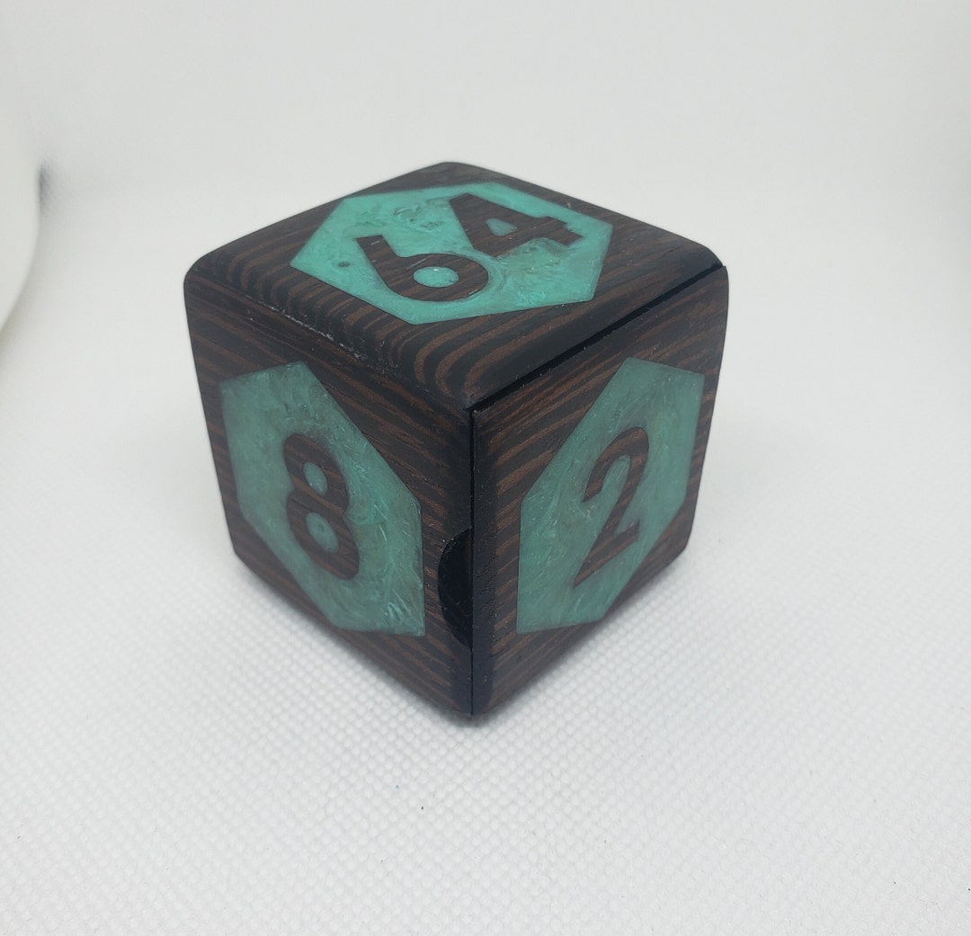 Backgammon Doubling Cube Dice Box With Precision Dice - Etsy