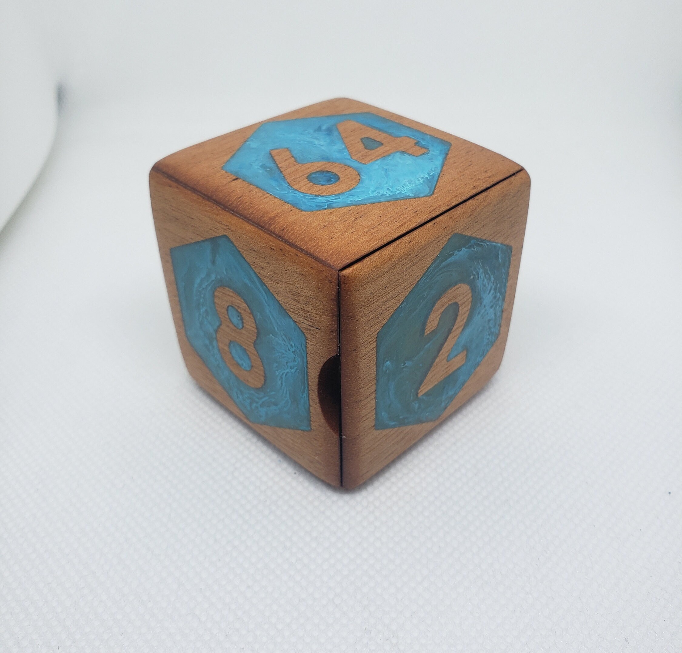 Doubling Cube Dice Box With Precision Dice - Etsy