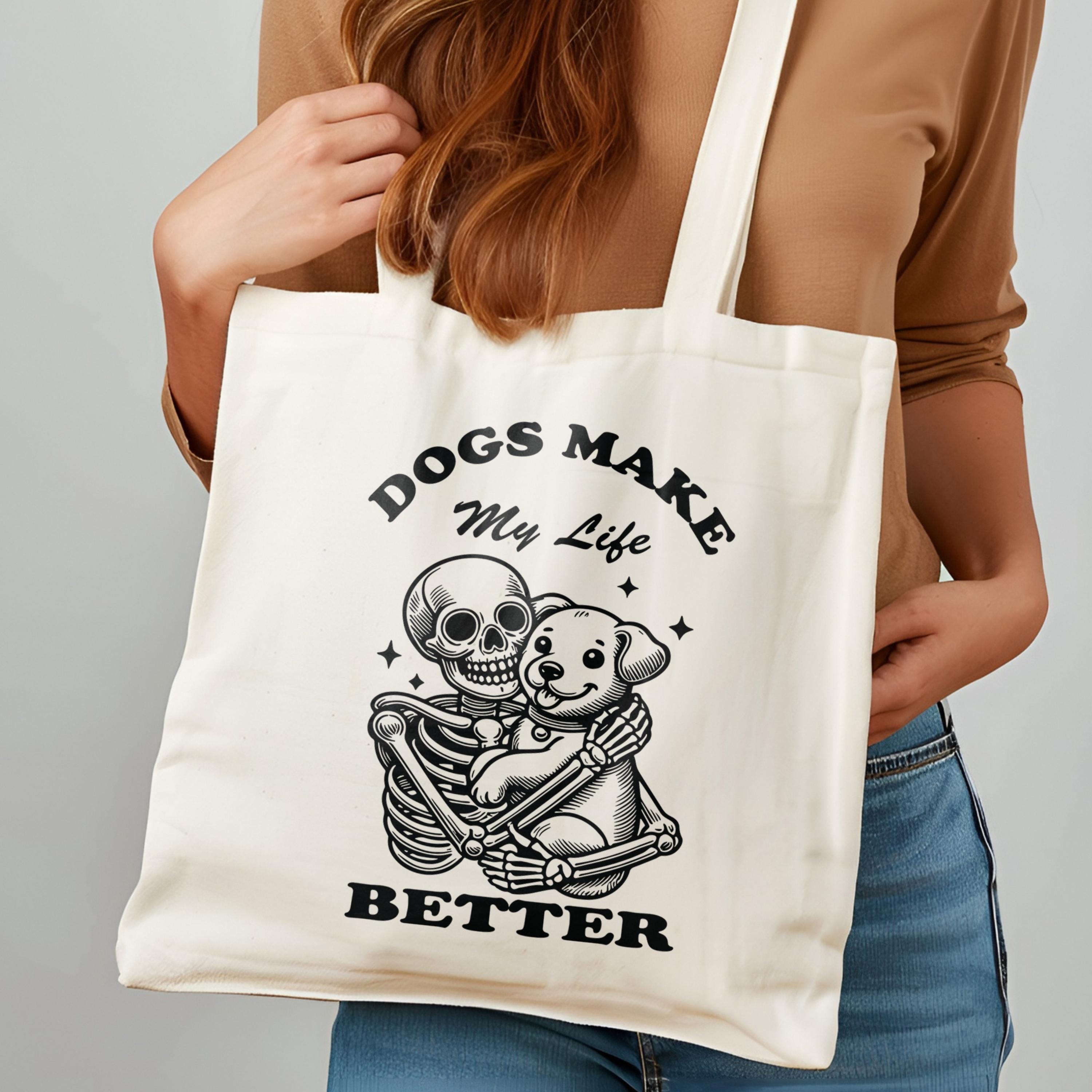 Dogs Make My Life Better SVG: Retro Dog Lover Design (PNG File) - Etsy