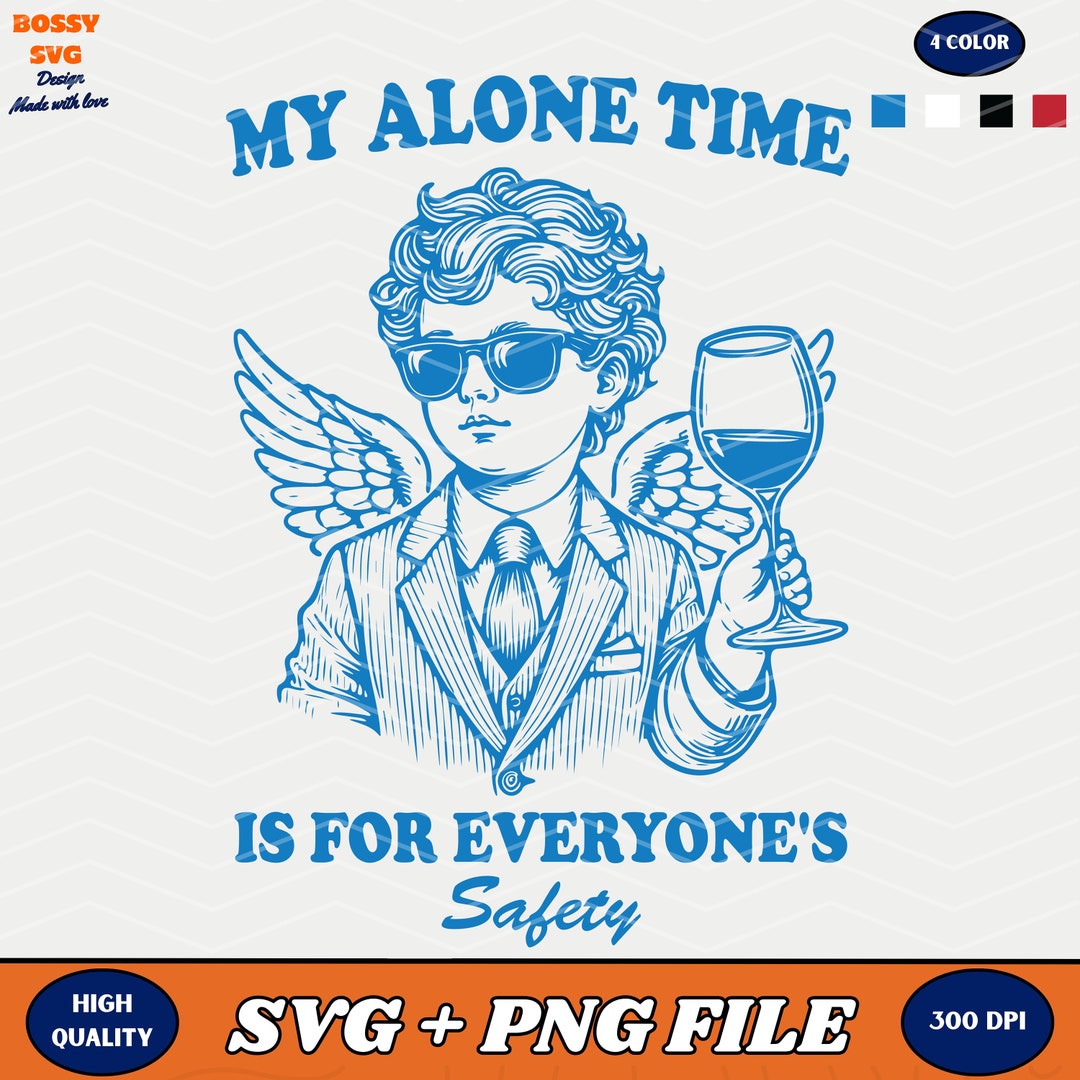 Funny Sarcastic Angel Cherub Design SVG PNG File - Etsy