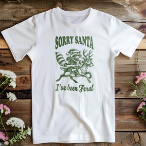 Sorry Santa I've Been Feral Png Svg, Retro Christmas Png, Christmas ...