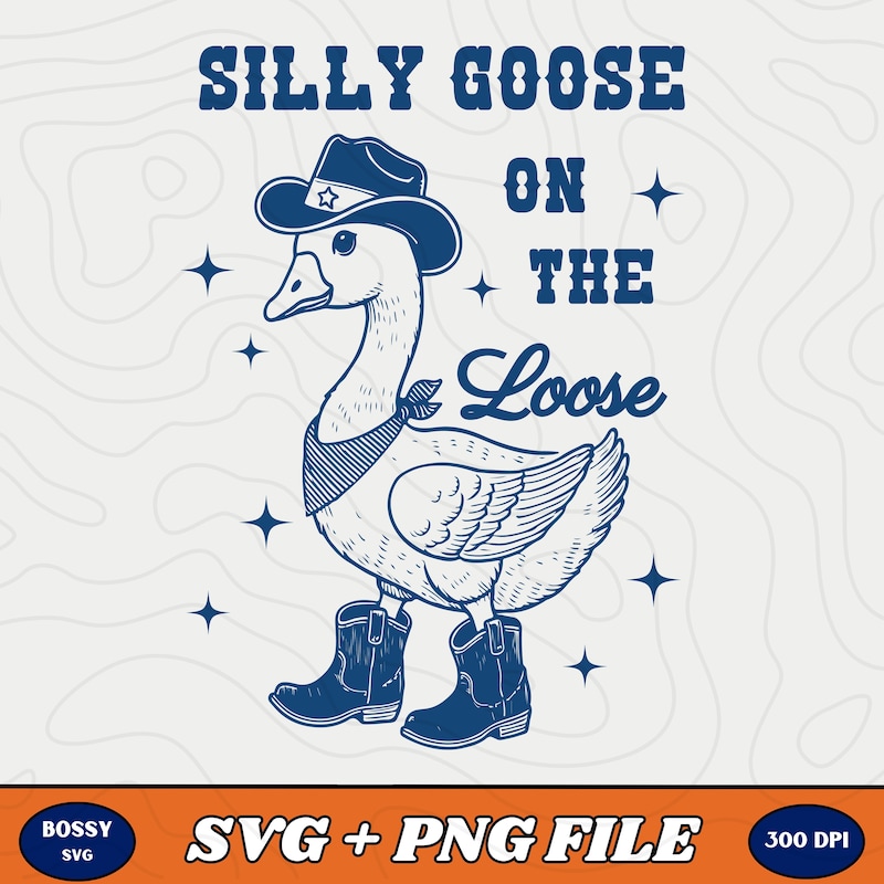 Silly Goose Clipart - Etsy