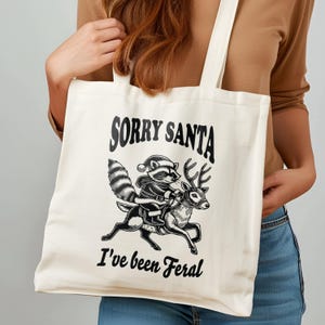 Sorry Santa I've Been Feral Png Svg, Retro Christmas Png, Christmas ...