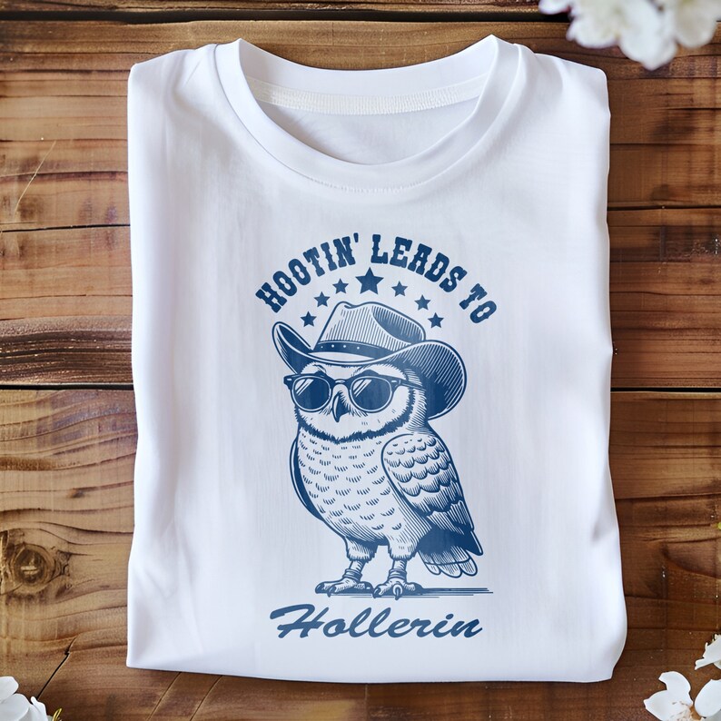 Vintage Western Owl SVG PNG: Cowboy Country Design - Etsy