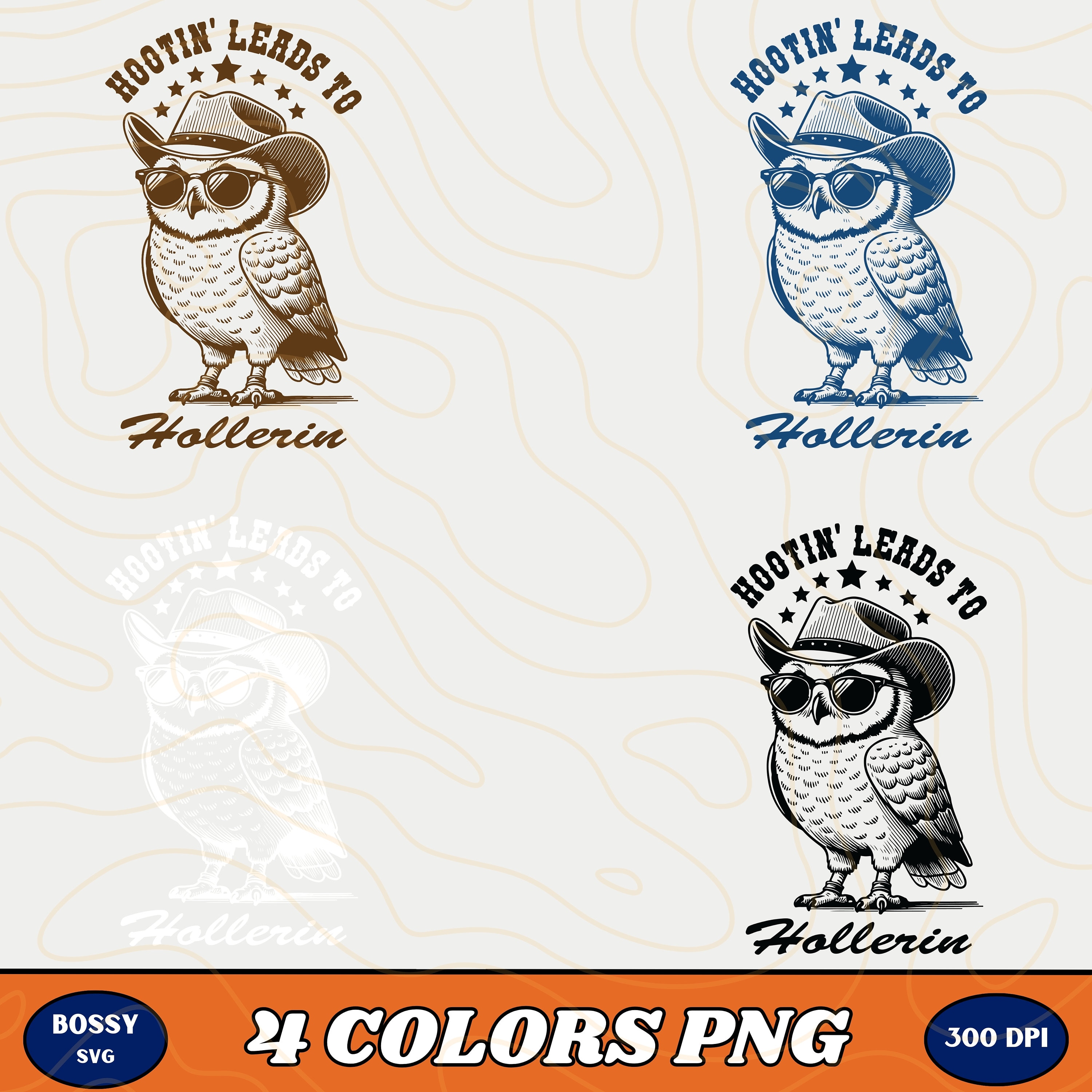 Vintage Western Owl SVG PNG: Cowboy Country Design - Etsy