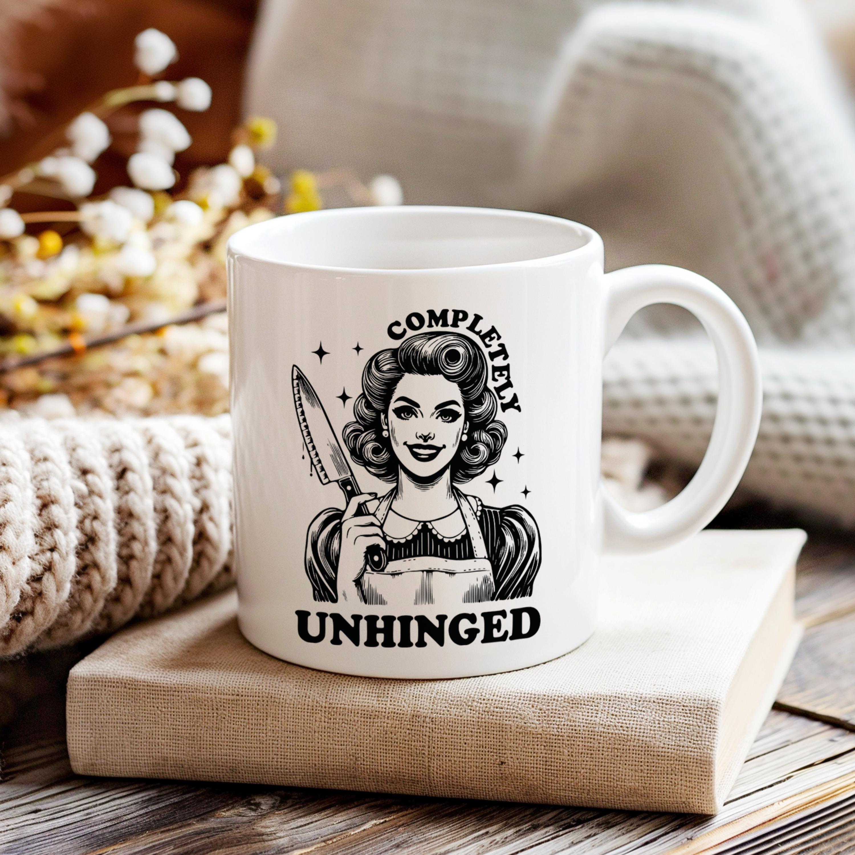 Completely Unhinged Png Svg, Retro Unhinged Girl Png, Trendy Vintage ...