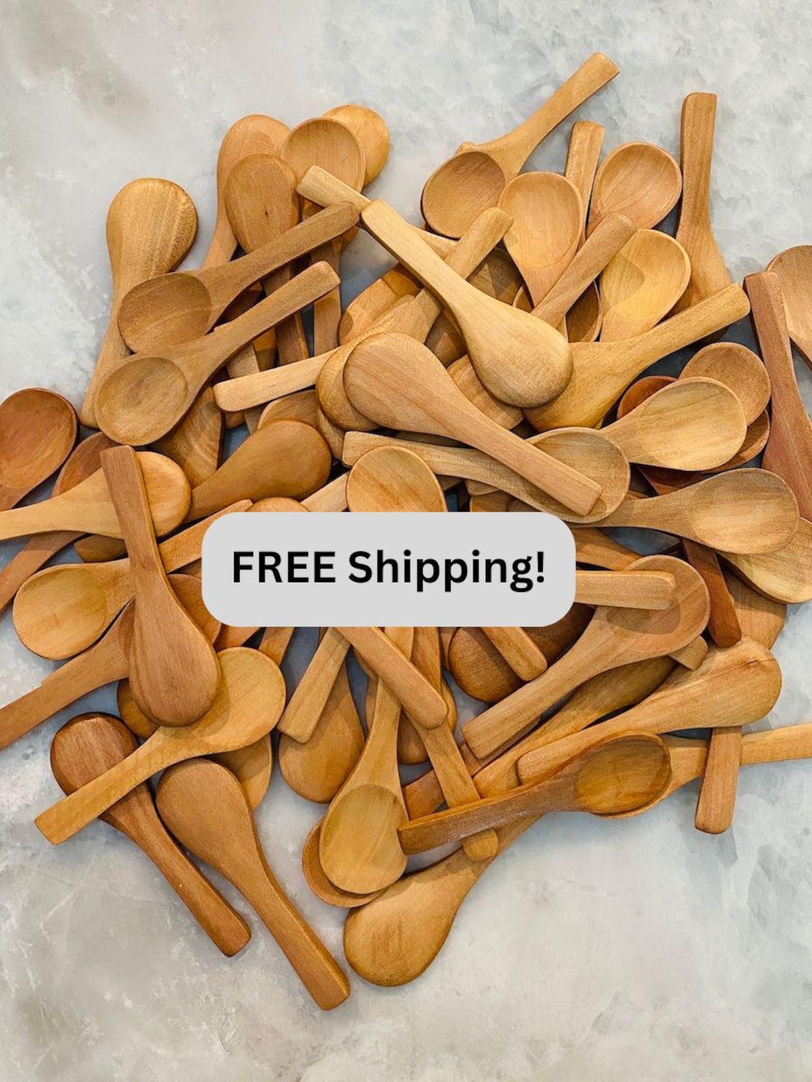 Mini Wooden Spoons: Tea, Honey, Spices - Bulk Gifts - Etsy
