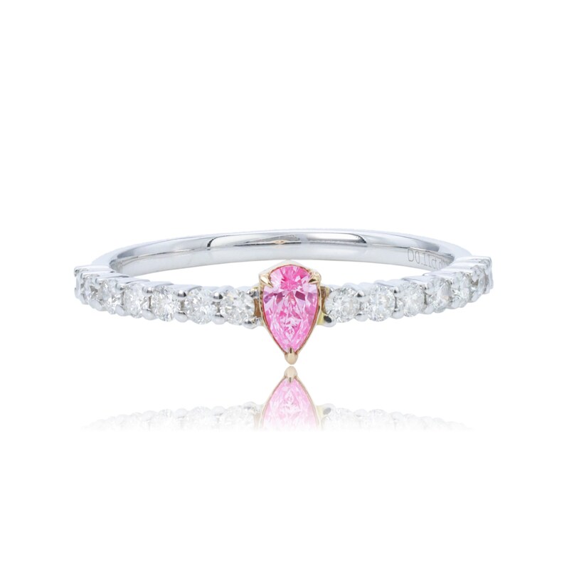 Pink Diamond Ring - Etsy
