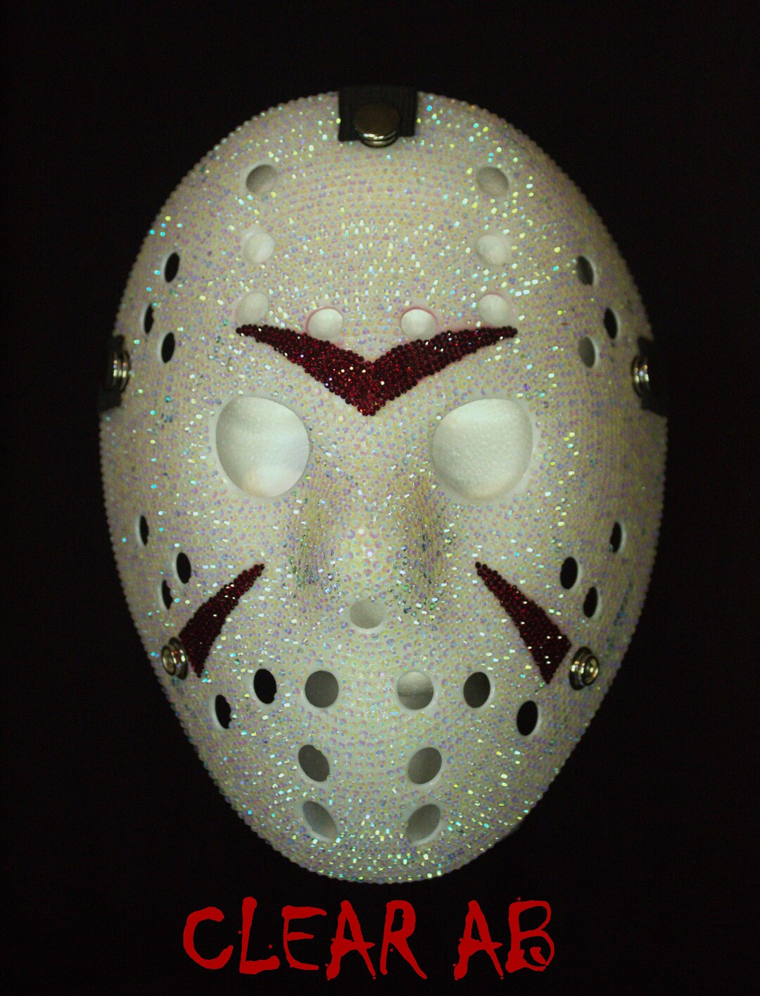 Personalized Rhinestone Jason Style Mask - Etsy