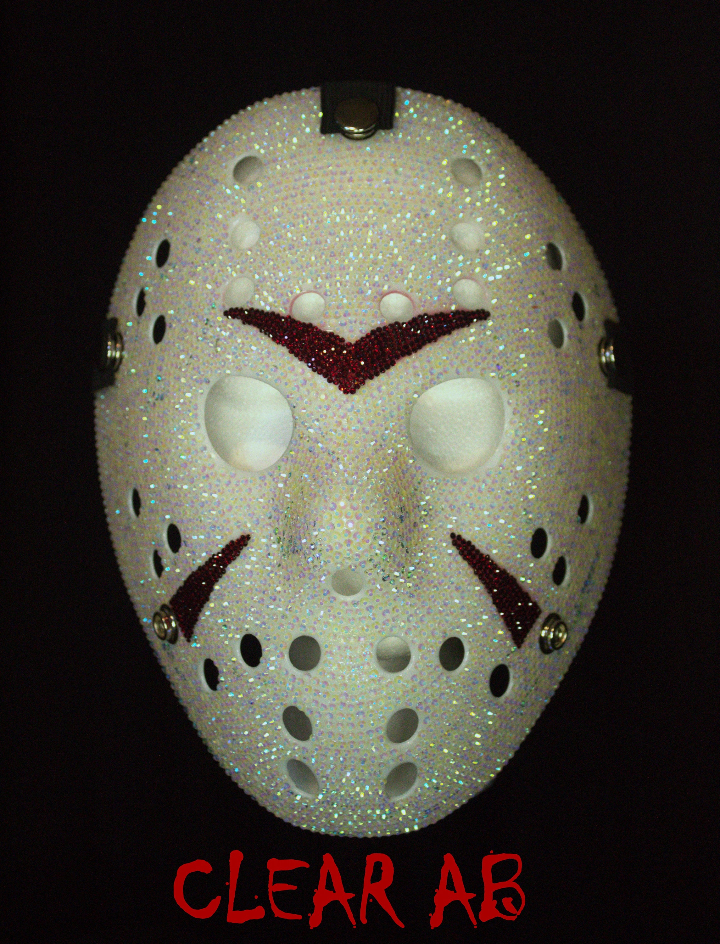 Personalized Rhinestone Jason Style Mask - Etsy