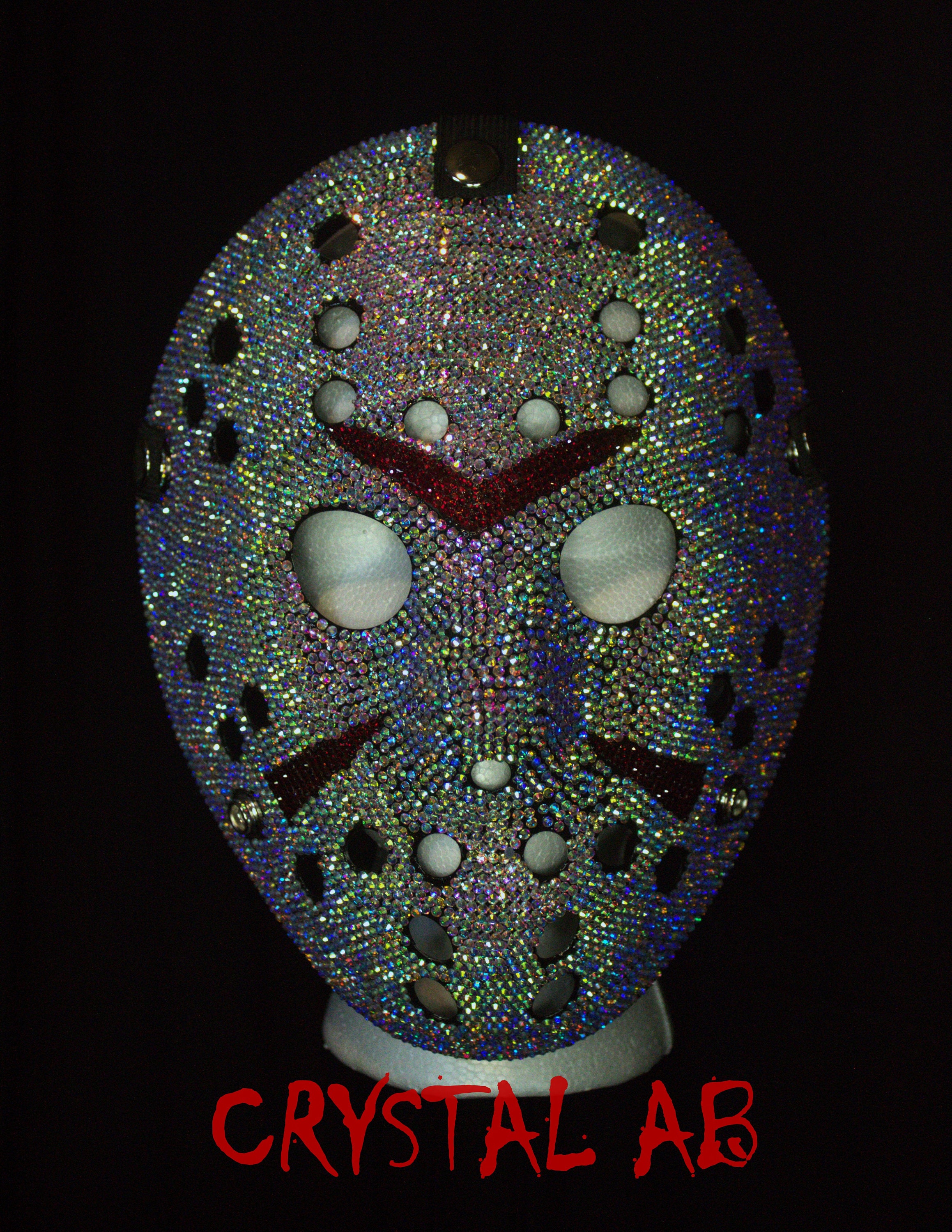 Personalized Rhinestone Jason Style Mask - Etsy