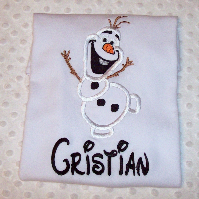 Olaf Applique - Etsy