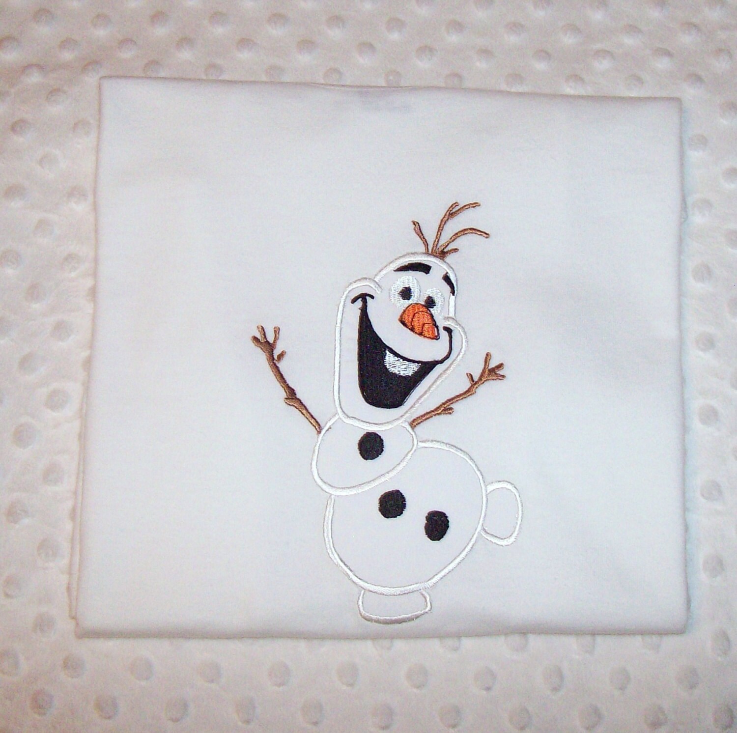 Frozen Inspired Olaf Monogram Applique Short or Long Sleeve | Etsy