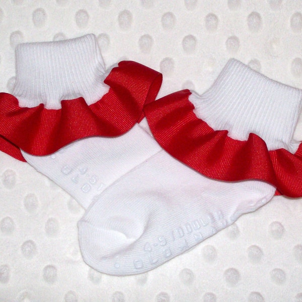 Red Infant Socks - Etsy