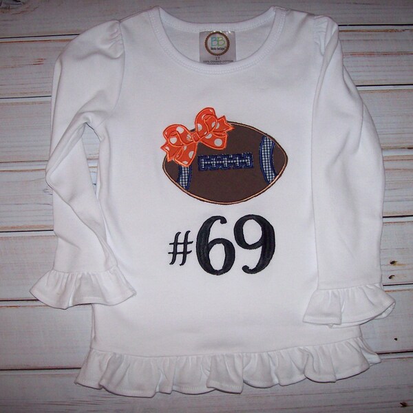 Long Sleeve School Spirit Monogramed Shirts - Etsy