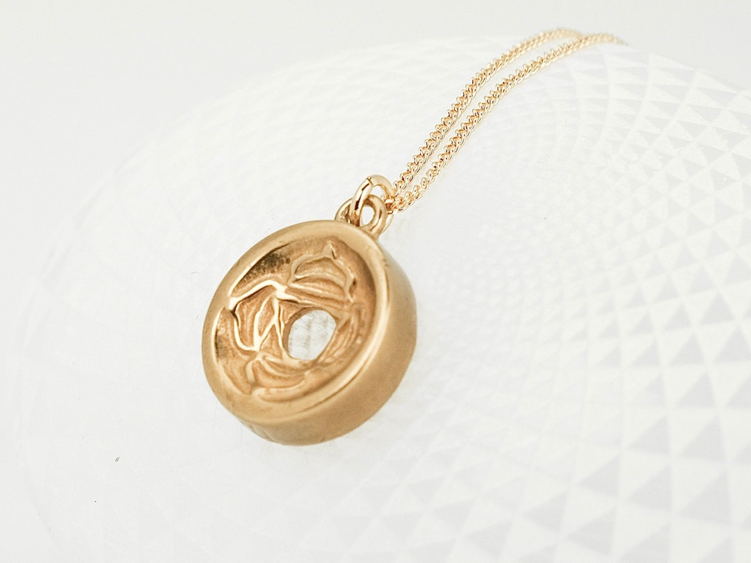 Handmade Root Chakra Centering Pendant© Necklace, ‘gold’ Bronze, 14mm ...