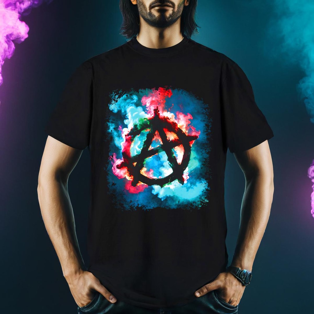 Punk Rock Anarchist Symbol Rebel T-shirt for Him and Her Perfect Party ...