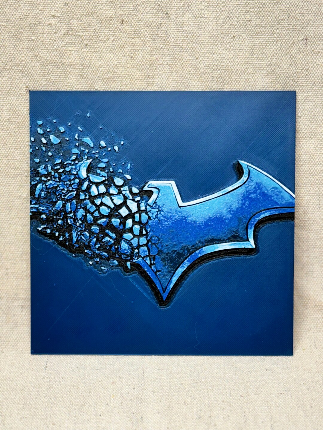 Nightwing Shattered Hueforge Desk/wall Art - Etsy
