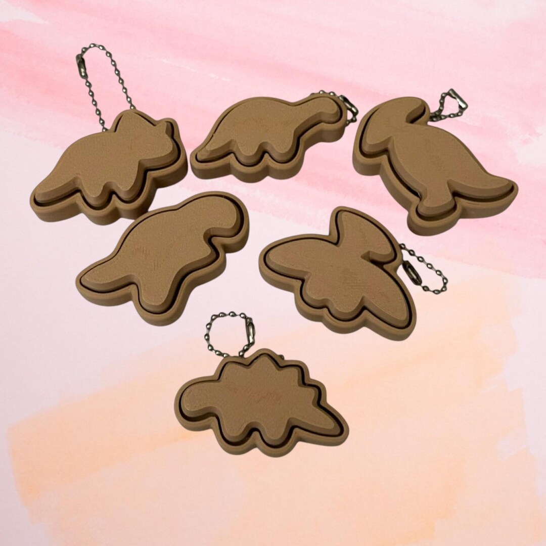 Dino Nugget Fidget Clicker | Clickers Keychain - Etsy