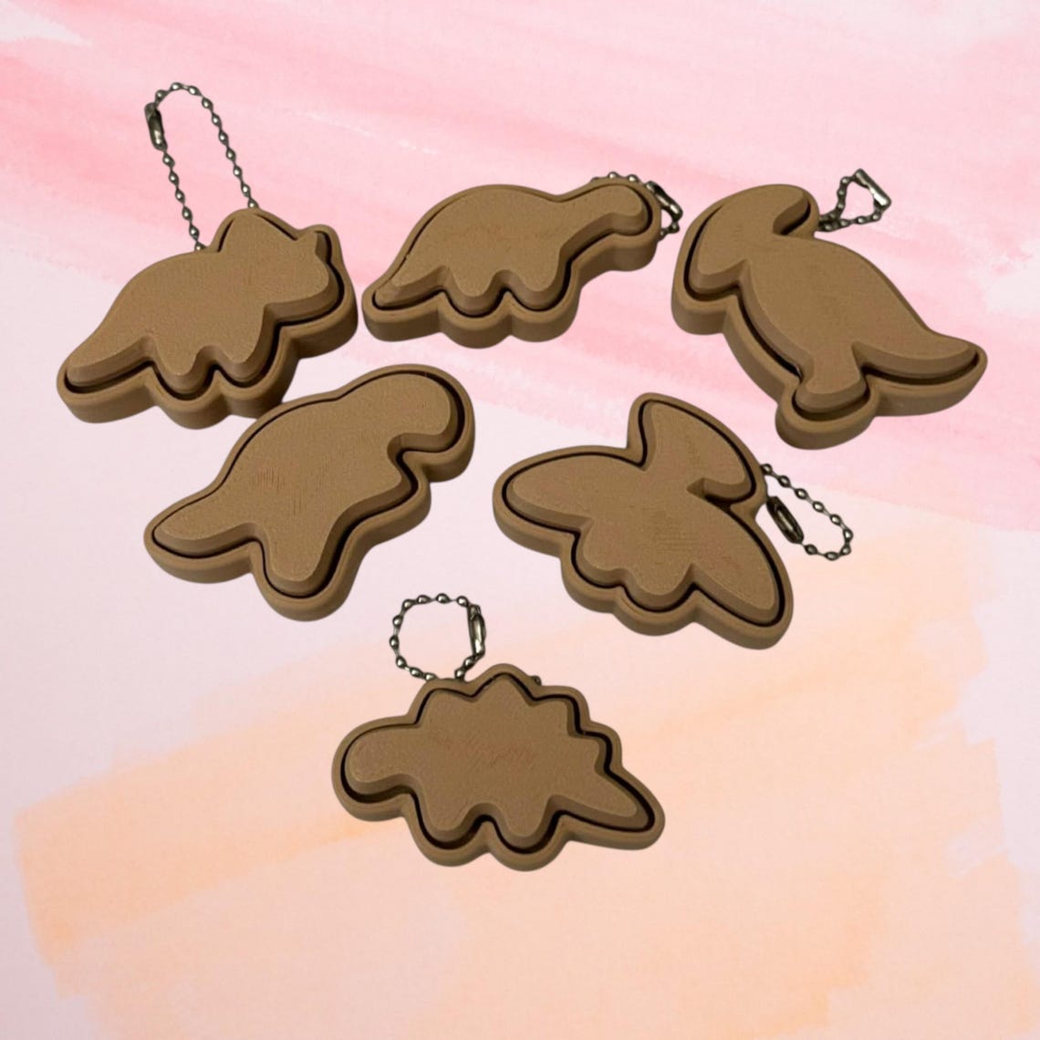 Dino Nugget Fidget Clicker | Clickers Keychain - Etsy