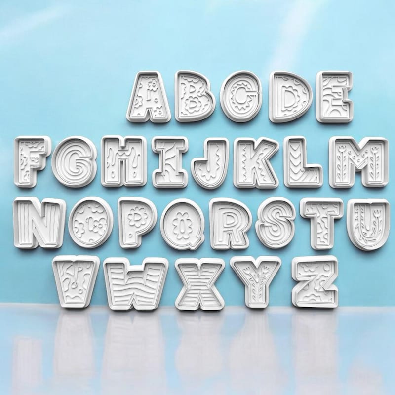 Fondant Letters - Etsy