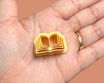 Open Book Cutter | School Clay Cutters | Teacher Polymer Clay Cutters L ...