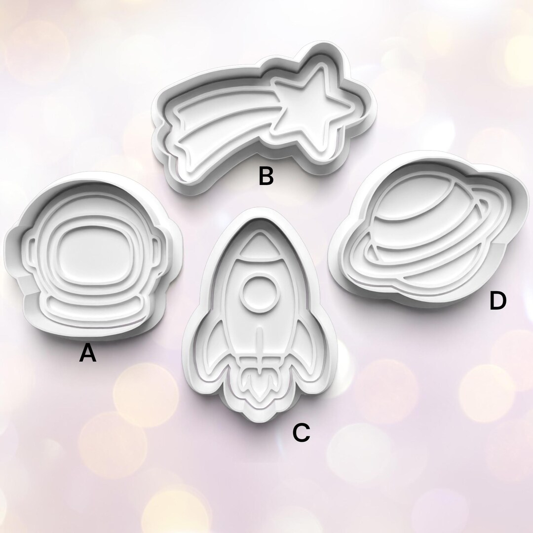 SPACE THEME Cookie Cutter 3d Printed - Etsy