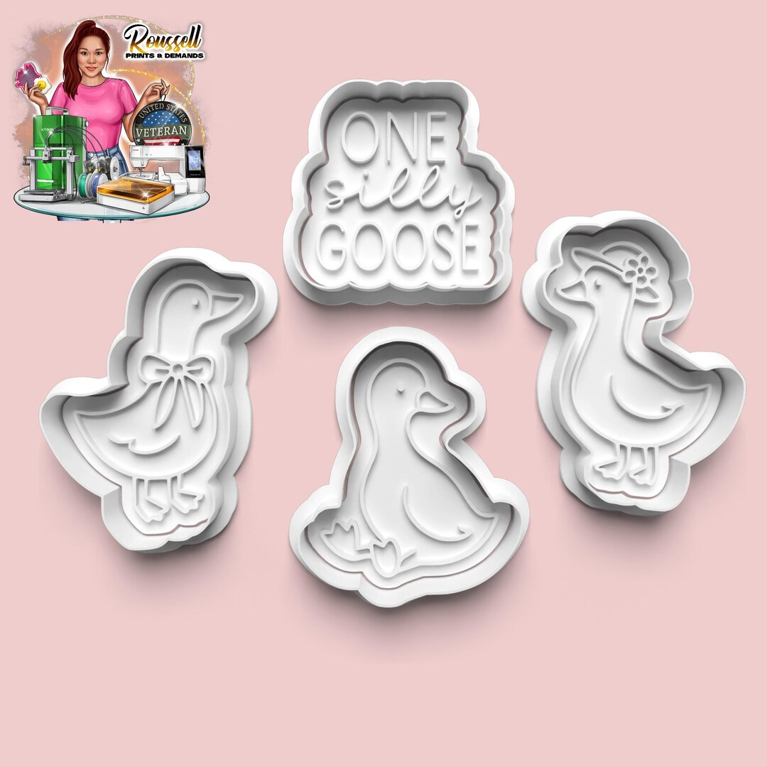 SILLY GOOSE Theme Cookie Cutter 3d Printed - Etsy