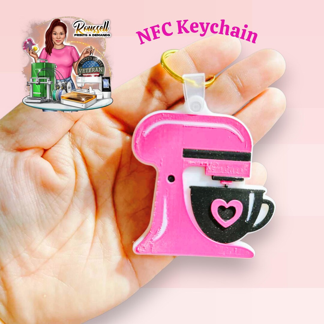 Mixer NFC Keychain 3d Printed - Etsy