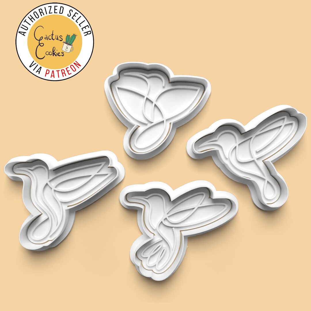 Humming Bird Cookie Cutter 3d Printed - Etsy