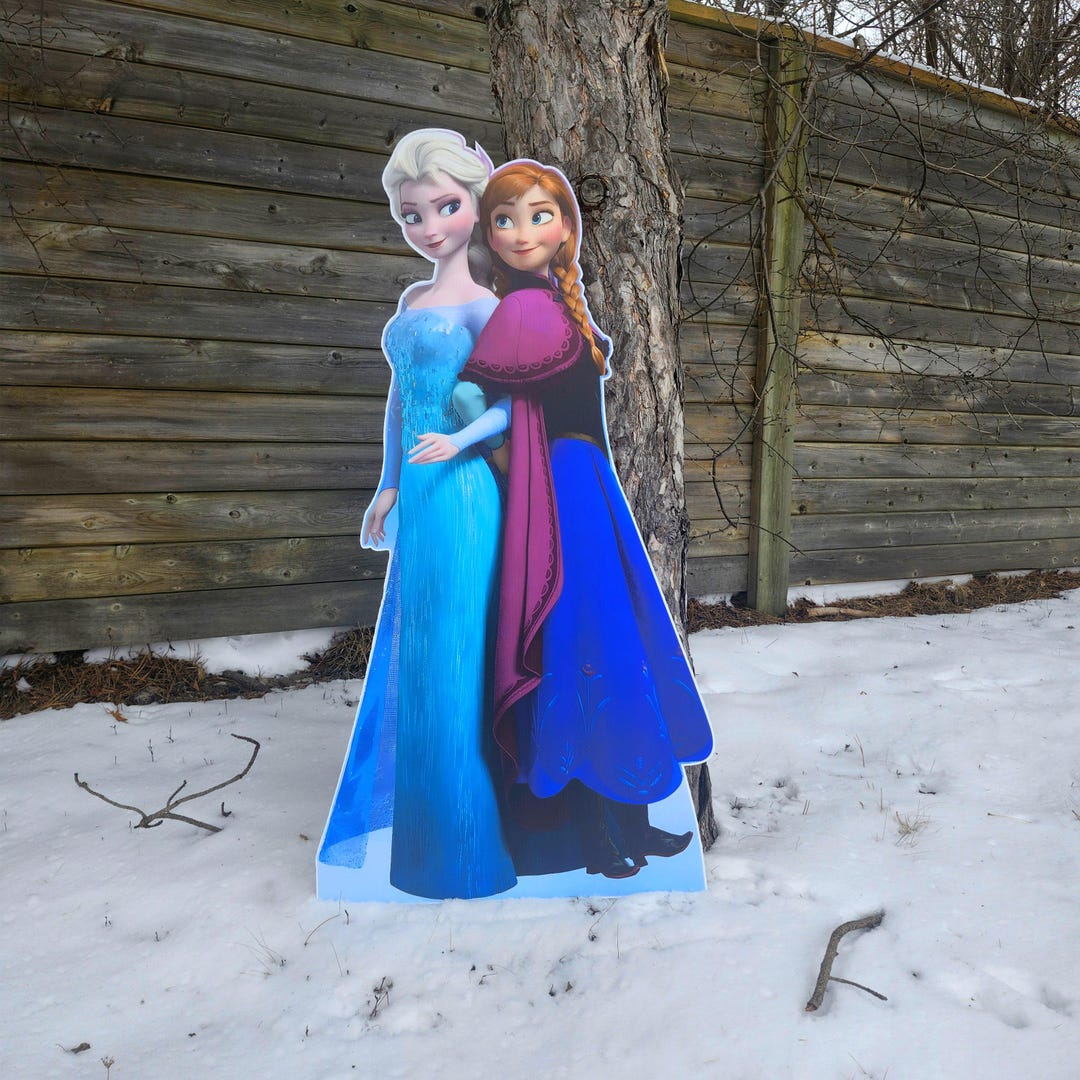 Frozen ELSA and ANA Cutouts Frozen Birthday Party Frozen Cutout ...