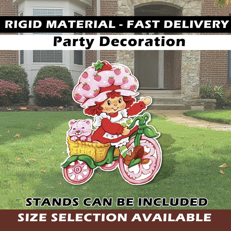 Strawberry Shortcake Backdrop - Etsy