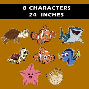 Finding Nemo Cutout Decoration Yard Sign Party Finding Dory Decor ...