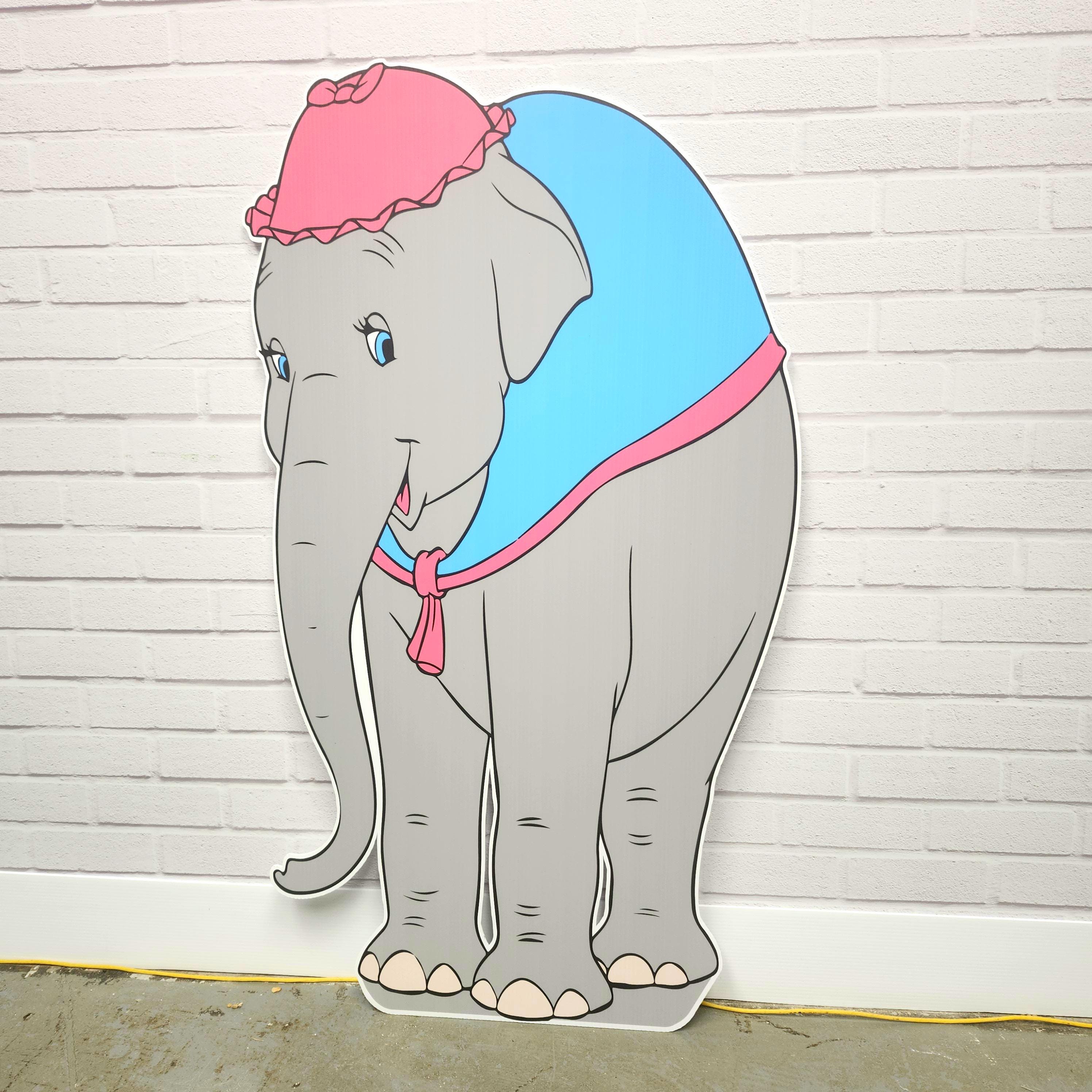 DUMBO Birthday Decoration Party Decor Standee Yard Sign Centerpiece ...