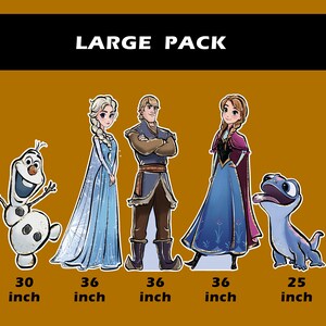 Frozen Birthday Decoration Party Decor Standee Yard Sign Centerpiece ...