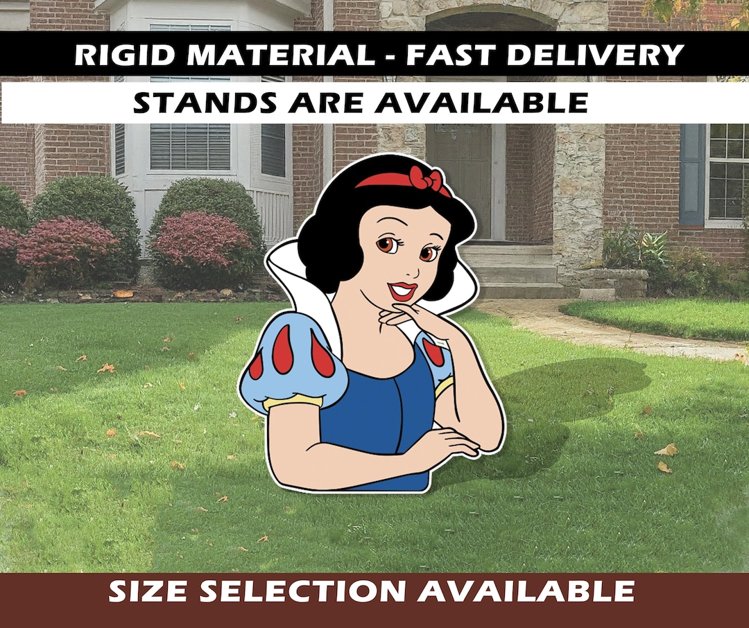 SNOW WHITE Cutout, Princess Bust Cutouts, Snow White Backdrop, Snow ...
