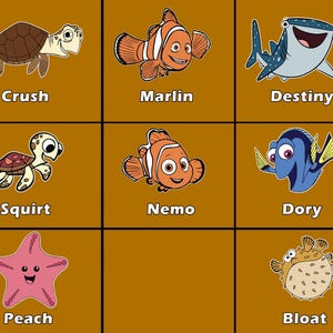 Finding Nemo Cutout Decoration Yard Sign Party Finding Dory Decor ...