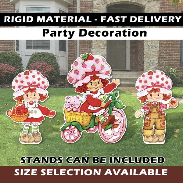 Strawberry Shortcake Backdrop - Etsy