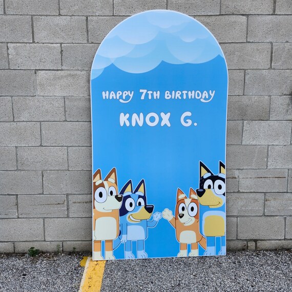 Blue Dog Birthday Party Decorations – 9 Hanging Swirls With Cute Blue ...