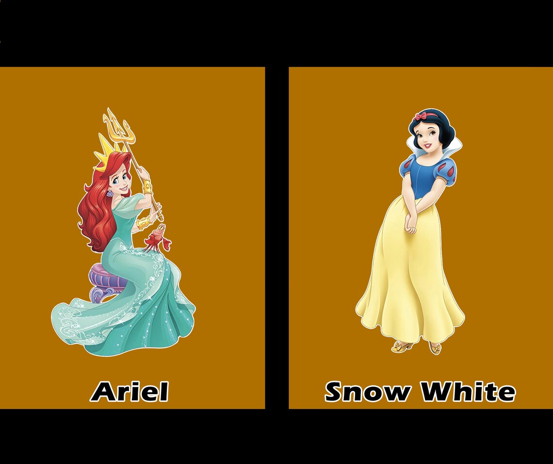 PRINCESS CUTOUTS Lawn Sign Party Decor Princess Prop Princess Backdrop ...
