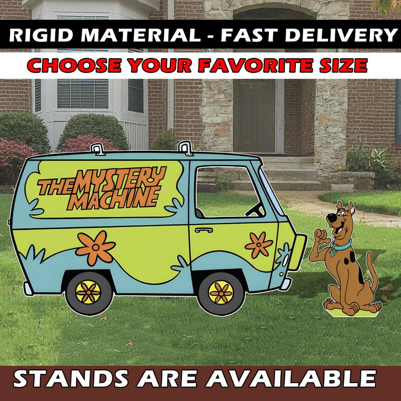 Mystery Machine Photo Booth Props - Etsy