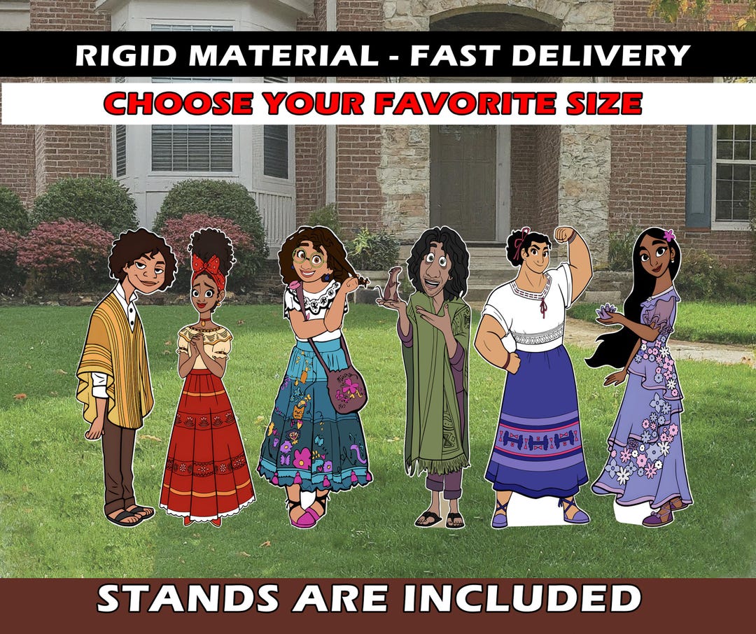 Encanto Birthday Decoration Party Decor Standee Yard Sign Centerpiece ...