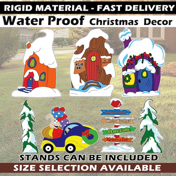 Grinch Standee - Etsy