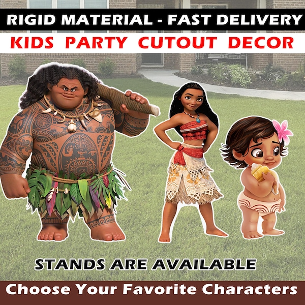 Moana Cutout - Etsy