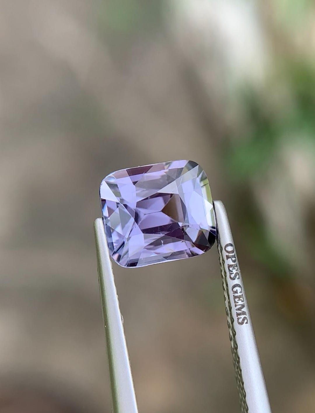1.78 Ct Violetish Blue Spinel – Sri Lanka Gemstone, Long Cushion Cut - Etsy